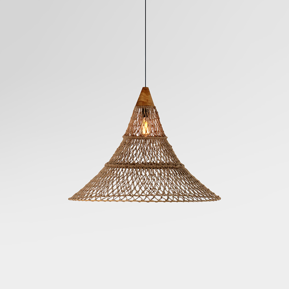 Tipa Hanging Lamp - Net Lamp Shade | Cirebon Rattan Furniture Manufacturer