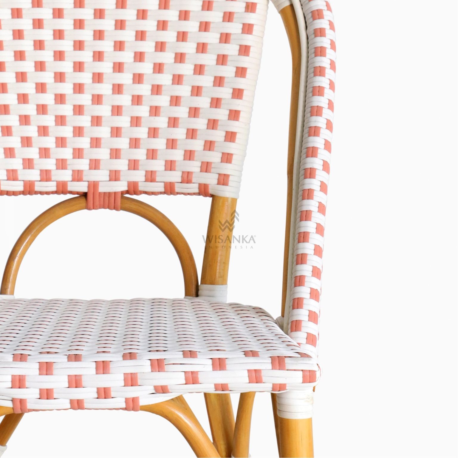 Farah Bistro Chair - Natural Rattan Frame | Cirebon Rattan Furniture ...