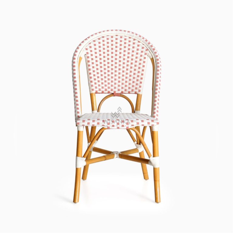 Farah Bistro Chair - Natural Rattan Frame | Cirebon Rattan Furniture ...