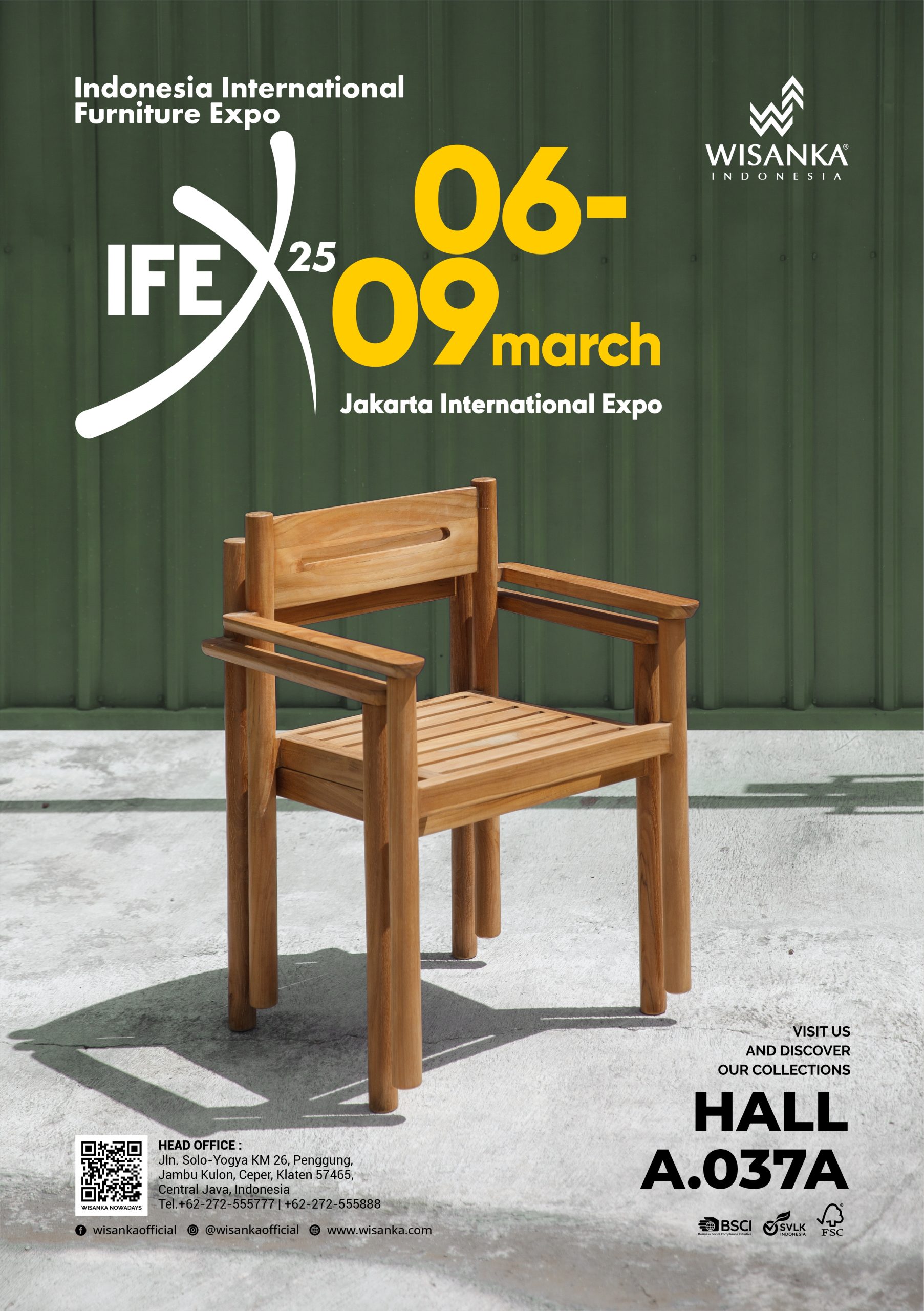 Unisciti a noi all'IFEX 2025: Indonesia International Furniture Expo ...